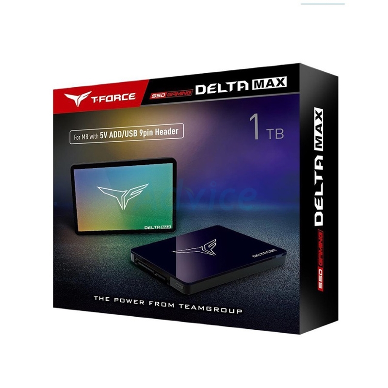 SSD 2.5 SATA 1.TB (3Y) T-FORCE DELTA MAX RGB BLACK