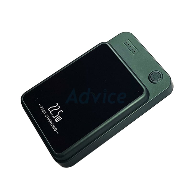 P-Bank 10000 mAh Mark (S04-Wireless Magnetic) Green | Advice จ.จันทบุรี ...