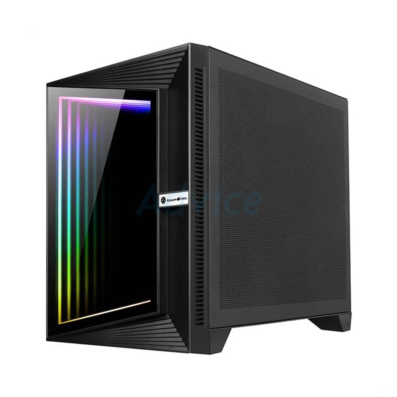mATX CASE (NP) TSUNAMI PROTECTOR PHANTAS KK BLACK
