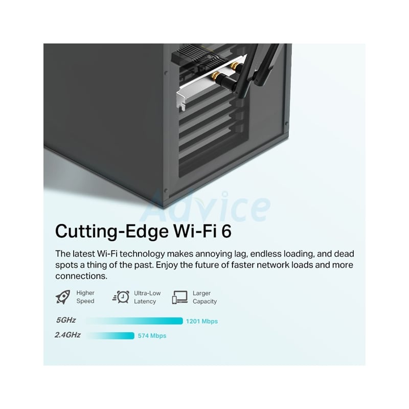 Wireless PCIe Adapter TP-LINK (Archer TX20E) AX1800 Dual band Gigabit ...
