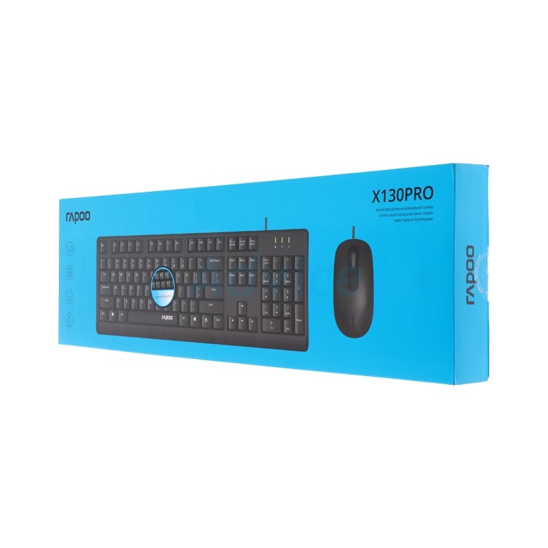 2IN1 USB RAPOO X130PRO BLACK