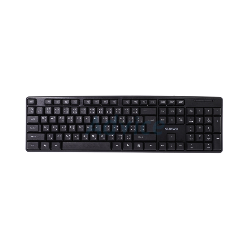 USB KEYBOARD NUBWO NK-042 BLACK