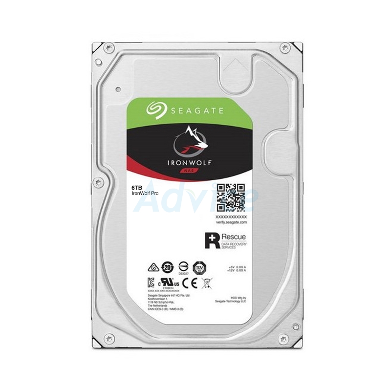6 TB HDD SEAGATE IRONWOLF PRO (7200RPM, 256MB, SATA-3, ST6000NE000 ...