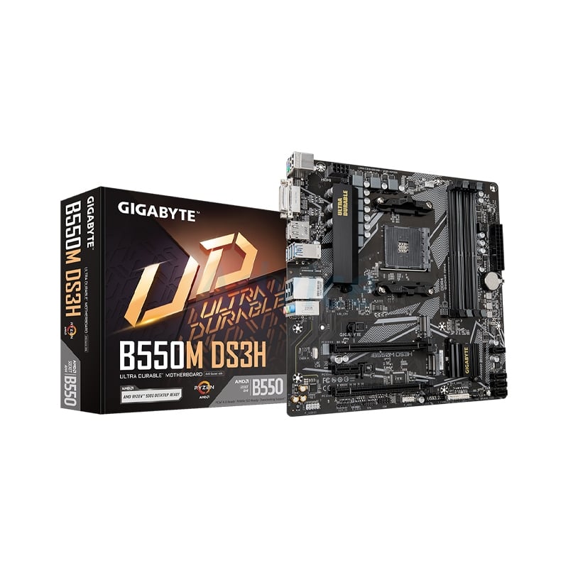 MAINBOARD (AM4) GIGABYTE B550M DS3H DDR4 (REV. 1.7)
