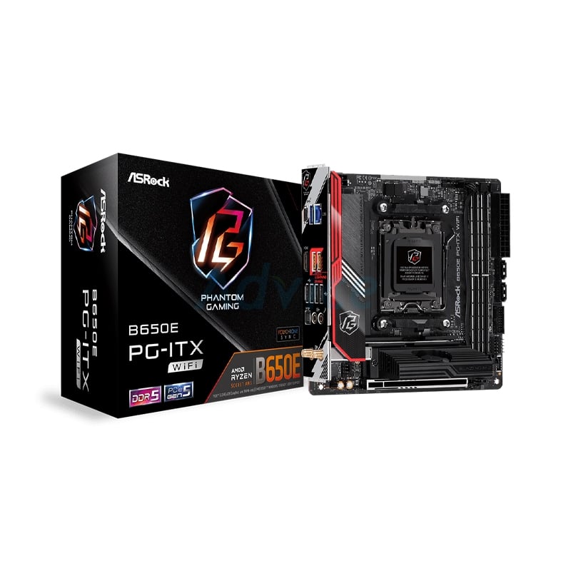 MAINBOARD (AM5) ASROCK B650E PG ITX WIFI DDR5 | Advice จ.กรุงเทพฯ A028 (เซ็นทรัล พระราม2)