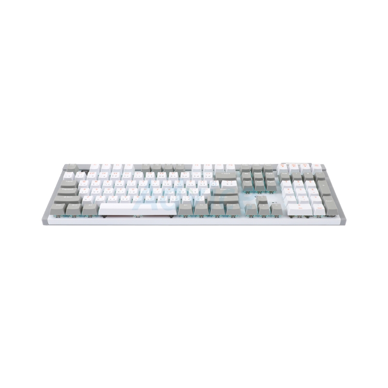 WIRELESS KEYBOARD AULA F3050 WHITE/GREY BLUE-SWITCH | Advice จ. ...