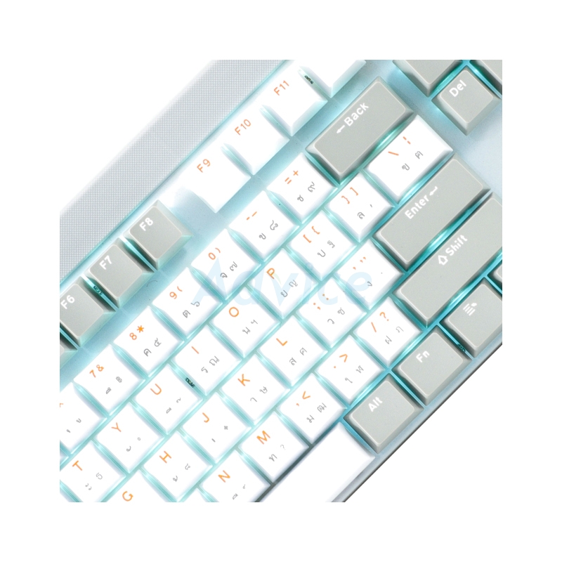 WIRELESS KEYBOARD AULA F3050 WHITE/GREY BLUE-SWITCH | Advice จ. ...
