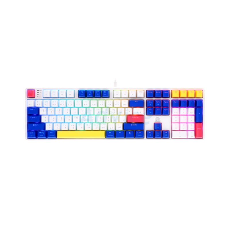 KEYBOARD EGA CMK3 WHITE (RED SWITCH)