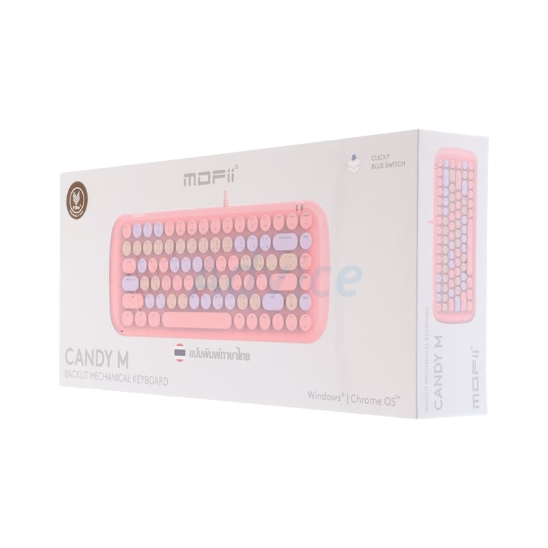 KEYBOARD MOFII CANDY M BACKLIT MIXED PINK BLUE-SWITCH | Advice จ.ชลบุรี ...