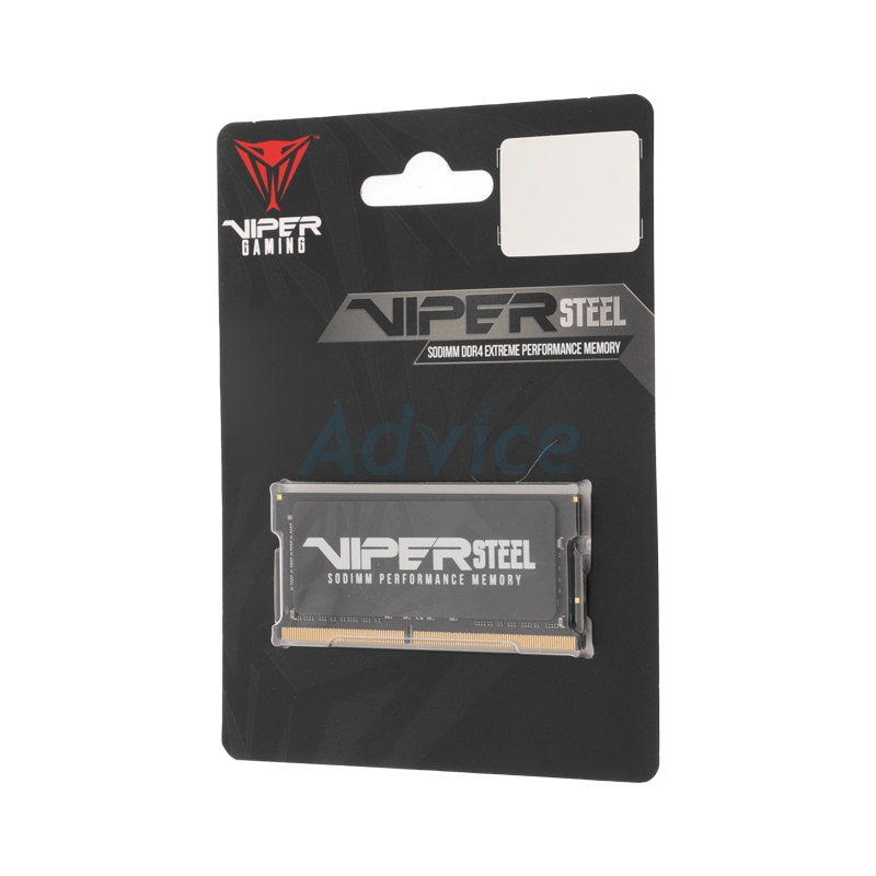 RAM DDR4(3200, NB) 8GB PATRIOT VIPER STEEL (PVS48G320C8S)