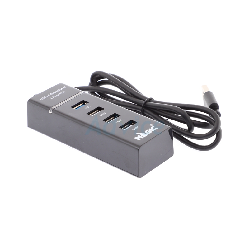 4 Port USB HUB v2.0 MAGIC TECH MT291 (Black)