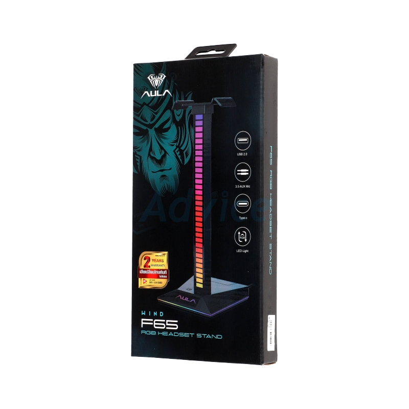 HEADSET STAND AULA F65 BLACK