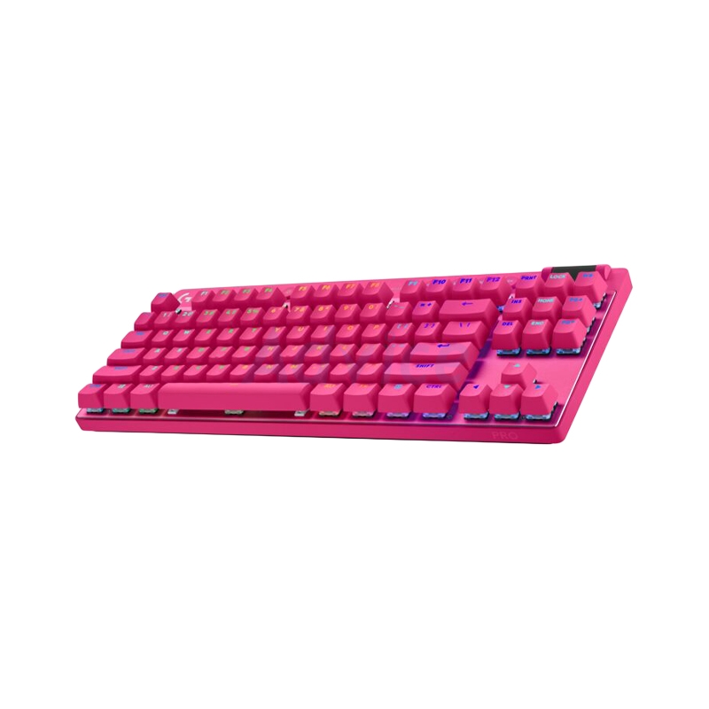 WIRELESS/BLUETOOTH KEYBOARD LOGITECH G-PRO X TKL TACTILE MAGENTA (US)