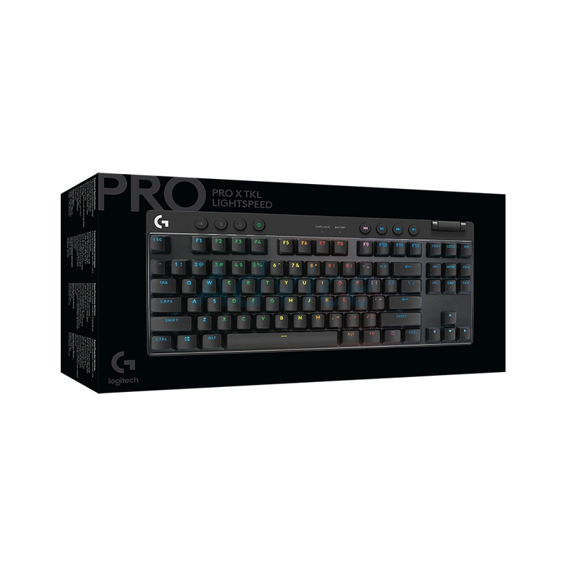 WIRELESS/BLUETOOTH KEYBOARD LOGITECH G-PRO X TKL TACTILE BLACK (US/TH)
