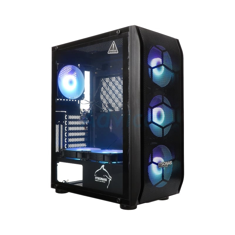 E-ATX CASE (NP) ITSONAS TANK ARGB TG (BLACK) | Advice จ.จันทบุรี สาขา ...