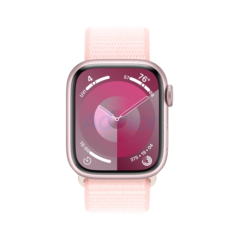 Apple Watch Series 9 GPS 41mm Pink Aluminium Case with Light Pink Sport ...