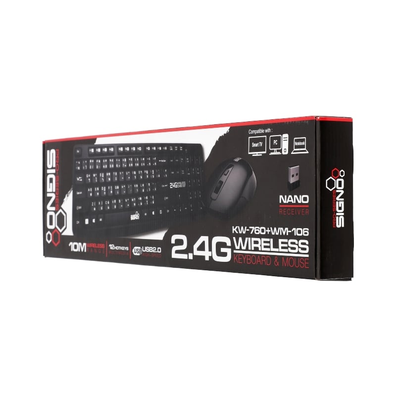 2IN1 WIRELESS SIGNO KW-760+WM106