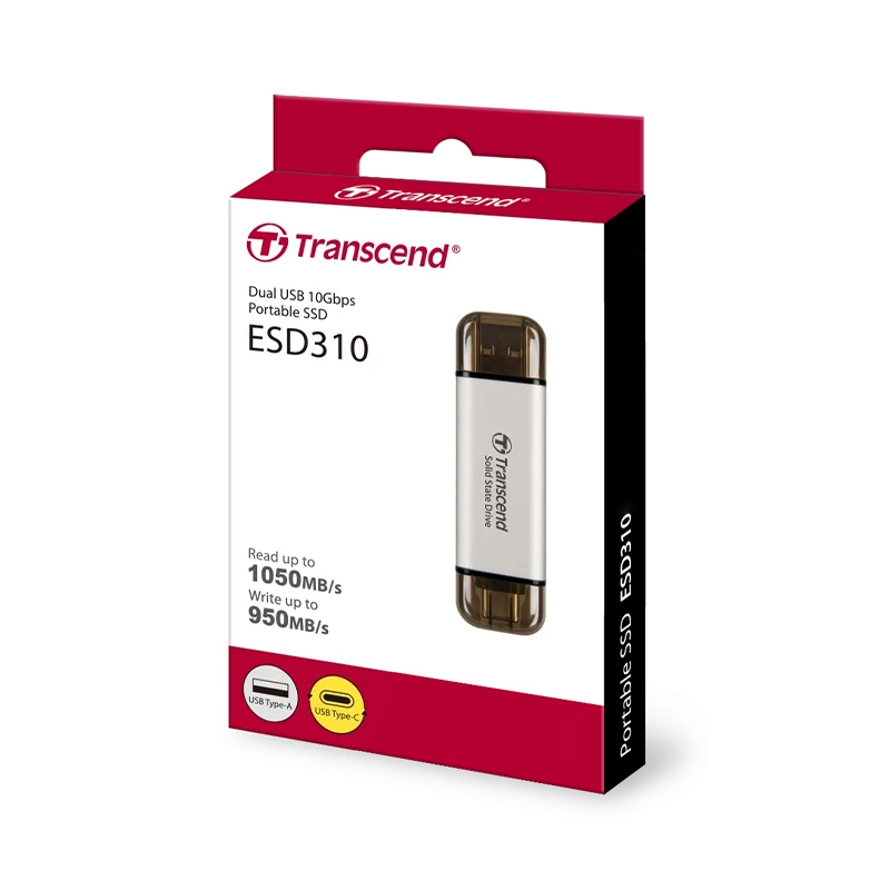 1 TB EXT SSD TRANSCEND SILVER (ESD310S) | Advice จ.หนองคาย สาขา U064 ...