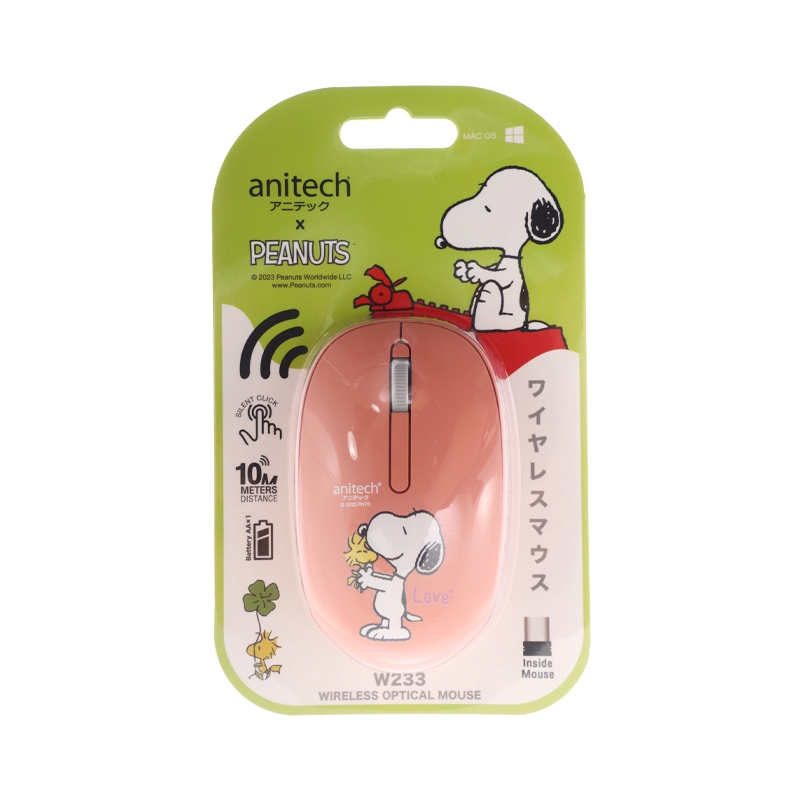 WIRELESS MOUSE ANITECH SNP-W233-PI