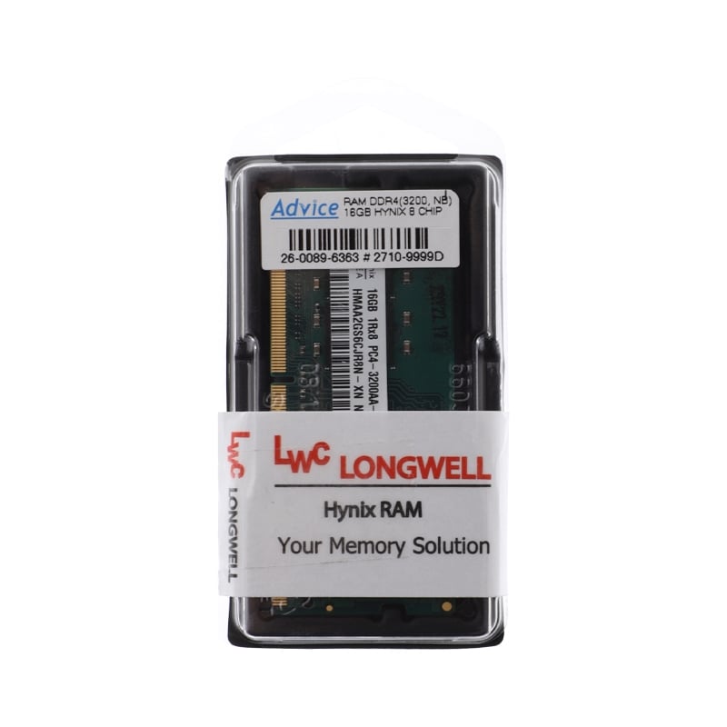 RAM DDR4(3200, NB) 16GB HYNIX 8 CHIP