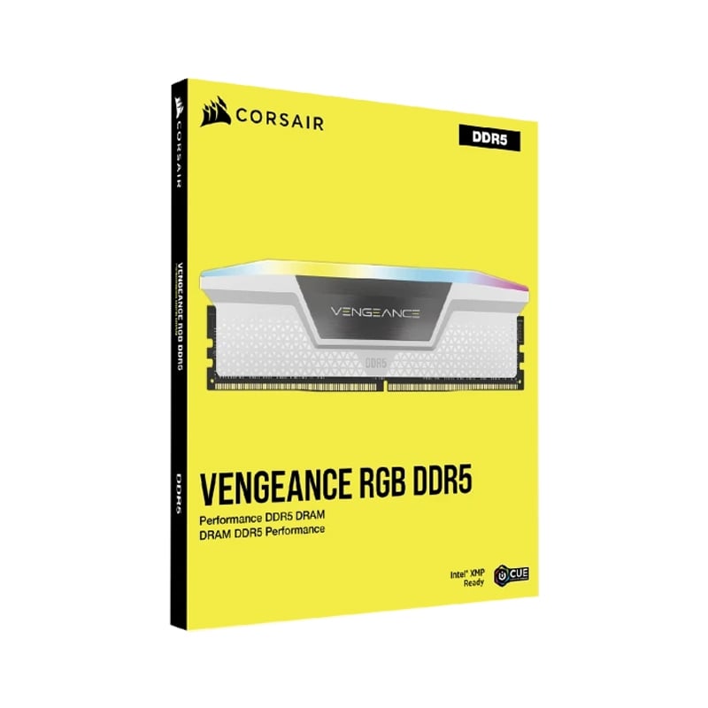 RAM DDR5(5600) 32GB (16GBX2) CORSAIR VENGEANCE RGB WHITE ...
