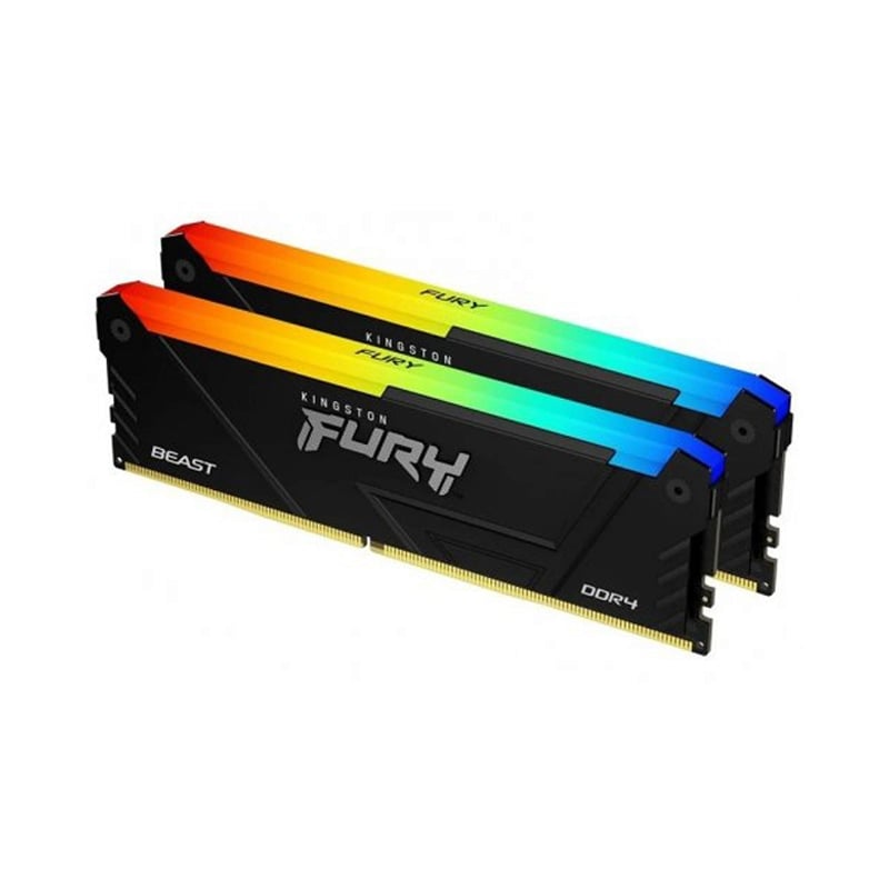 RAM DDR4(3200) 32GB (16GBX2) KINGSTON FURY BEAST RGB (KF432C16BB2AK2/32)