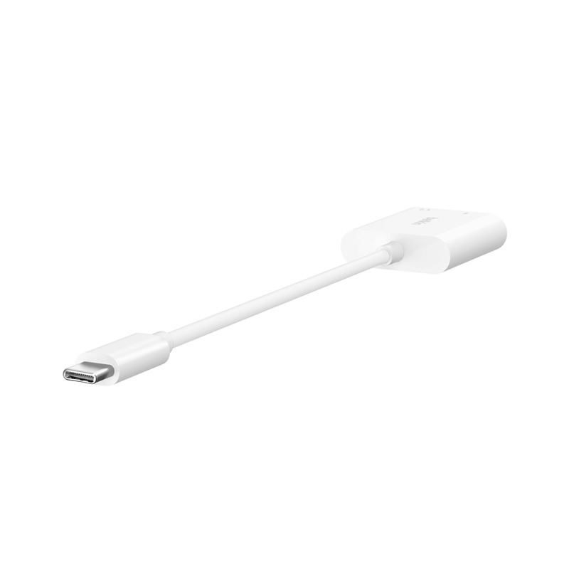 Cable Adapter Type-C To Audio Adapter BELKIN (NPA004btWH) White ...