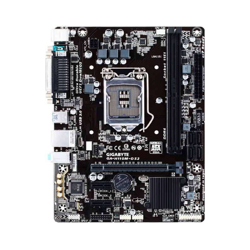 MAINBOARD (1151) GIGABYTE H110M DS2 DDR4 (REV. 1.3)