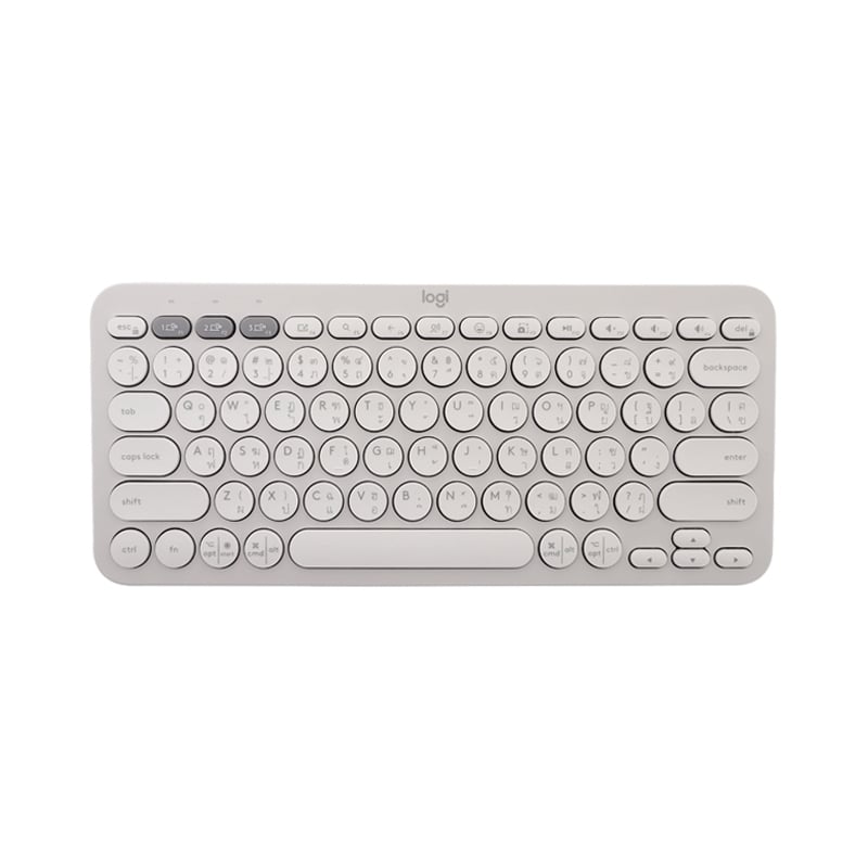 BLUETOOTH MULTI-DEVICE KEYBOARD LOGITECH K380S WHITE