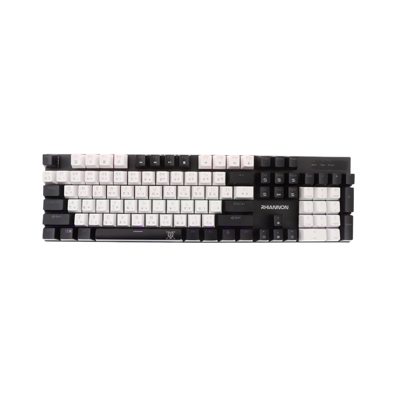 KEYBOARD NUBWO-X X62 RHIANNON WHITE/BLACK - BLUE-SWITCH | Advice จ. ...
