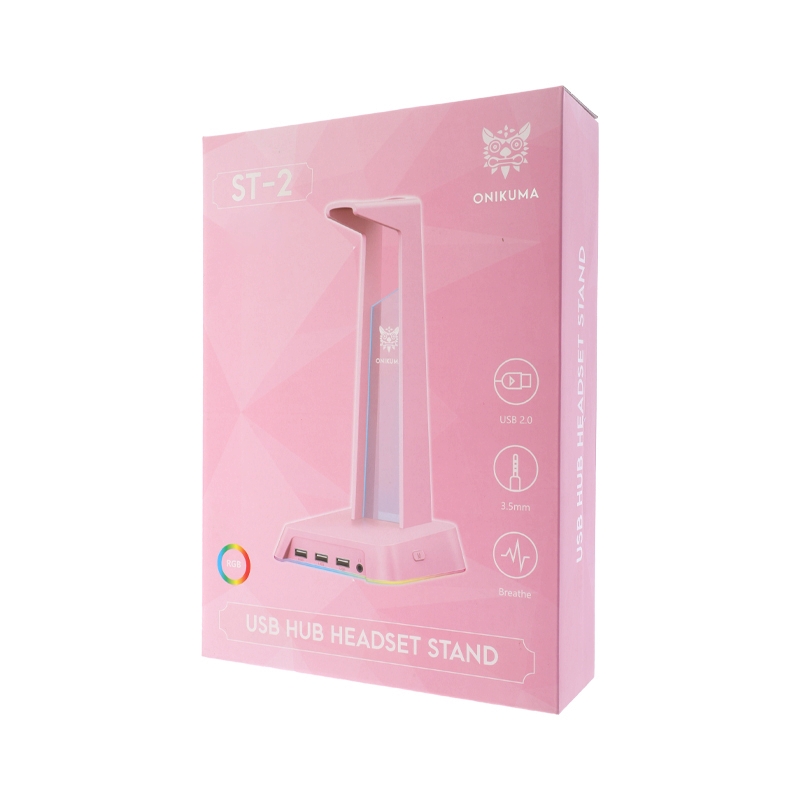 HEADSET STAND ONIKUMA YAMA RGB PINK