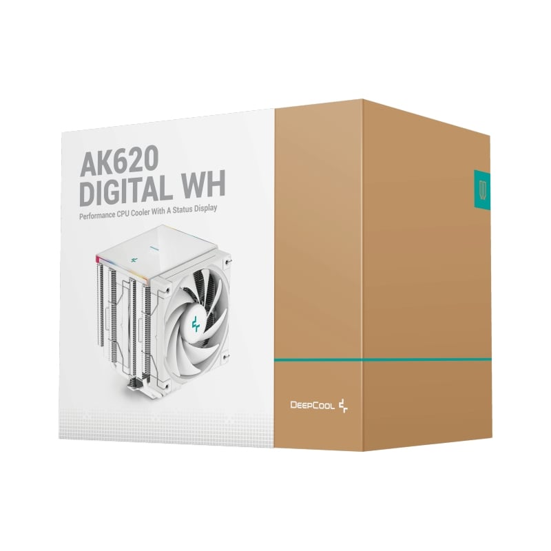 CPU Cooler DEEPCOOL AK620 DIGITAL (White)