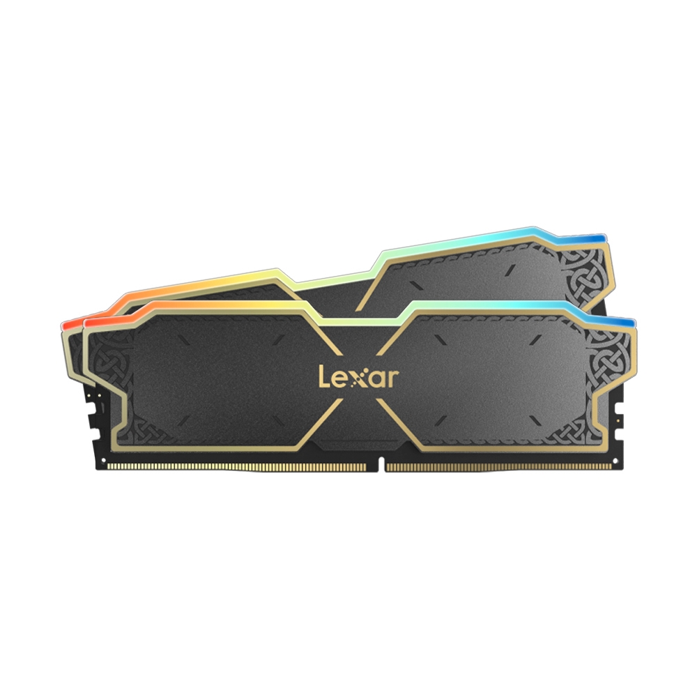 RAM DDR5(6000) 32GB (16GBX2) LEXAR RGB BLACK (LD5U16G60C38BG-RGD)