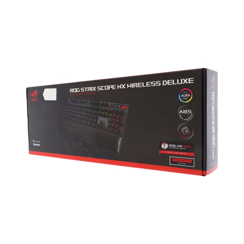 WIRELESS/BLUETOOTH KEYBOARD ASUS ROG XA09 STRIX SCOPE NX - RED-SWITCH ...