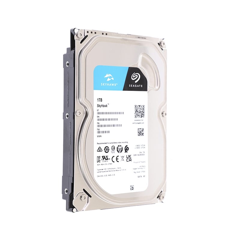1 TB HDD CCTV SEAGATE SKYHAWK (5400RPM, 256MB, SATA-3, ST1000VX013)