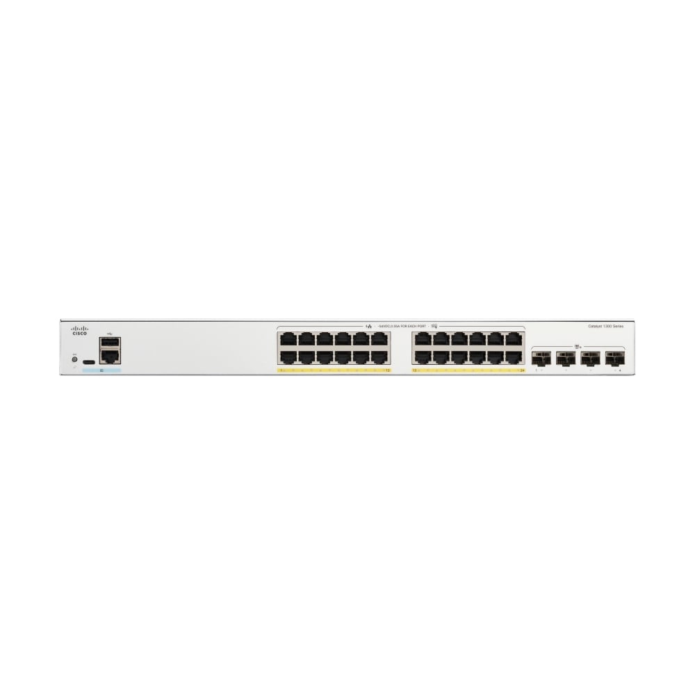 Gigabit Switching Hub 24 Port CISCOC1300-24P-4X (17'',+4 SFP)