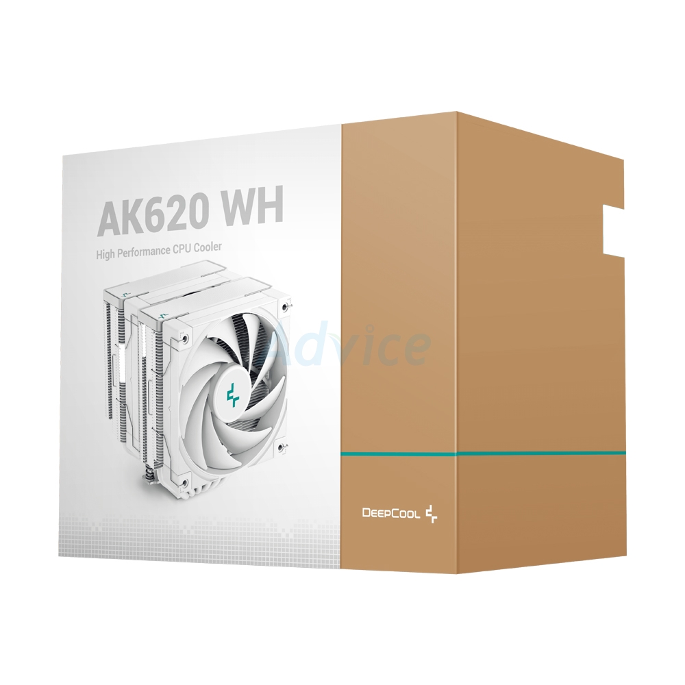 CPU COOLER DEEPCOOL AK620 WHITE