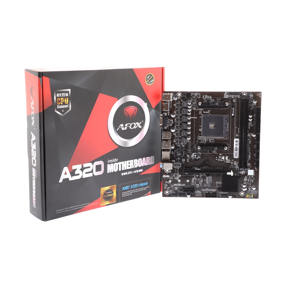 MAINBOARD (AM4) AFOX A320-MA-V4 DDR4
