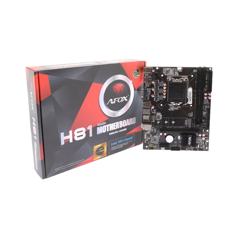 MAINBOARD (1150) AFOX H81-MA5-V4 DDR3