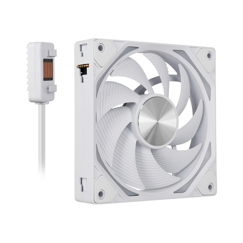 FAN CASE 12CM TSUNAMI BLOCK FAN ZERO I VERSION (WHITE,PACK3)
