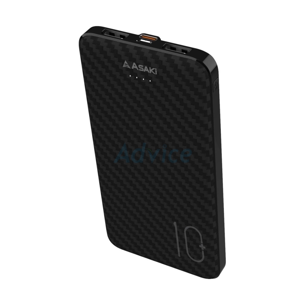 POWER BANK 10000 mAh ASAKI (A-B3563) Black