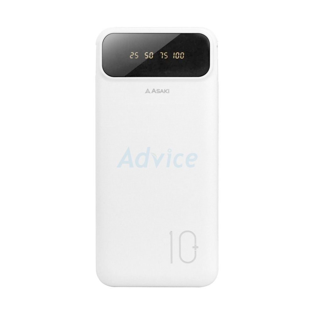 POWER BANK 10000 mAh ASAKI (A-B3564) White