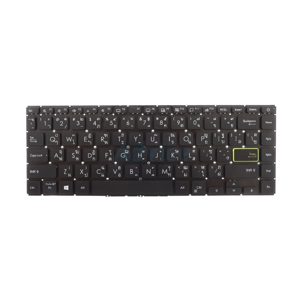 Keyboard ASUS D413/S413F Black (สกรีนไทย-อังกฤษ) PowerMax | Advice จ. ...