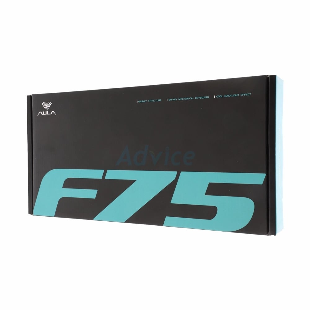 WIRELESS/BLUETOOTH KEYBOARD AULA F75 LIGHTBLUE WHITE DARKEBLUE - GRAY ...