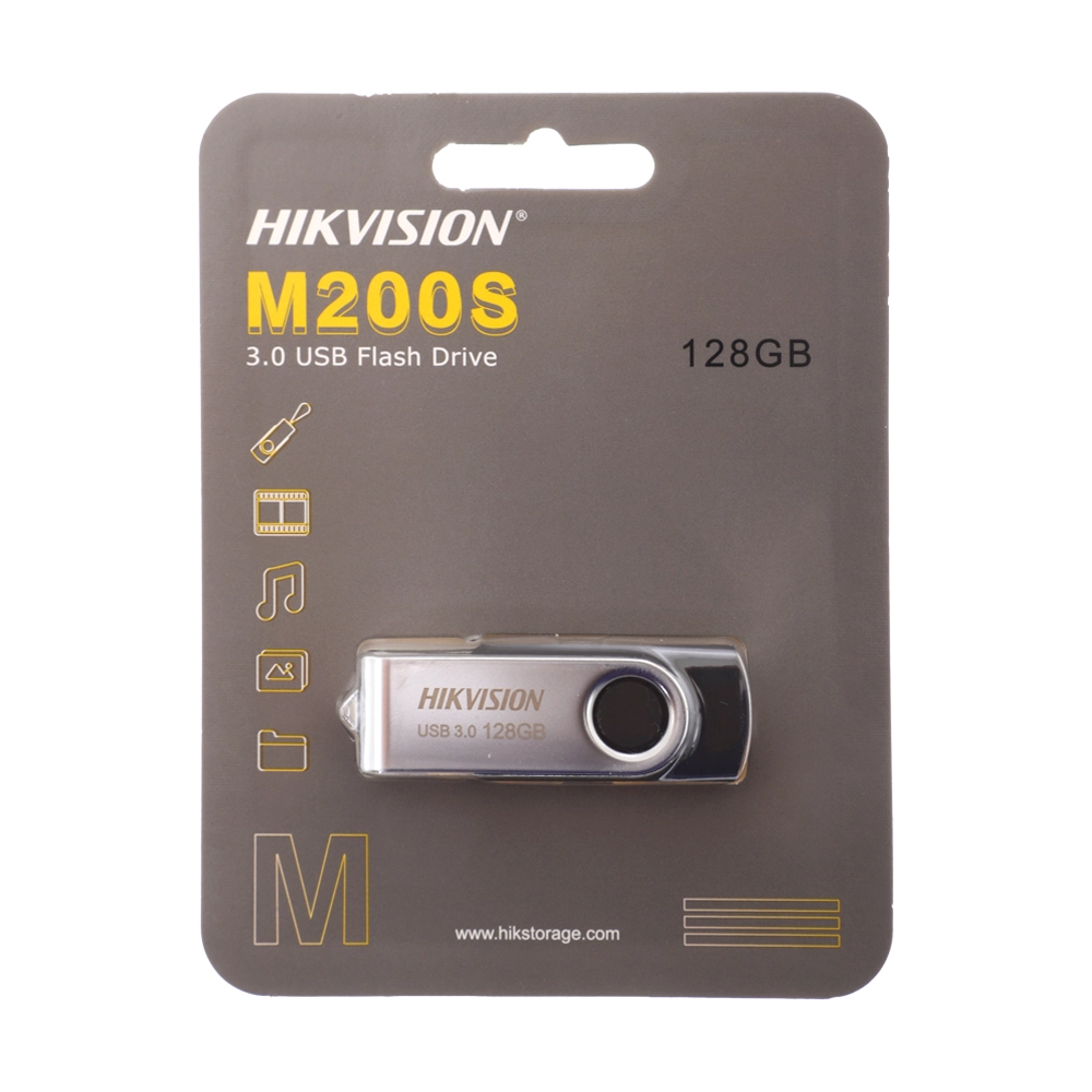 128GB Flash Drive HIKVISION (M200S) USB3.0 Black
