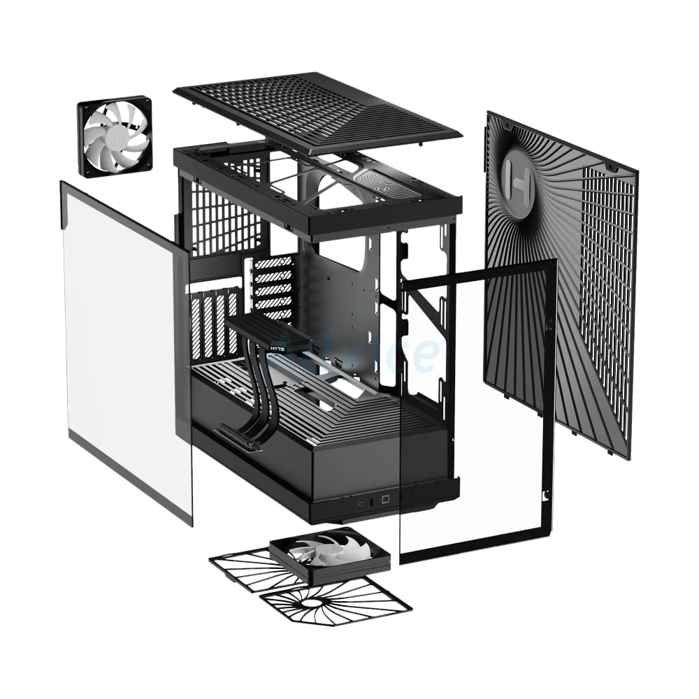 ATX CASE (NP) HYTE Y40 (BLACK)