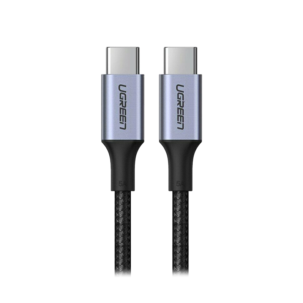 2M Cable Type-C To Type-C UGREEN (Alu,Nylon-70429) Black