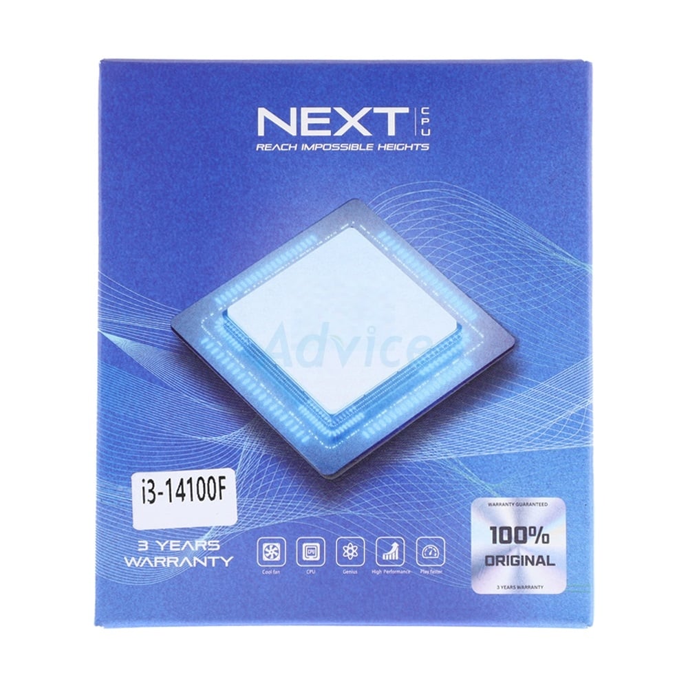 CPU INTEL CORE I3-14100F LGA 1700 (NEXT) | Advice จ.มหาสารคาม สาขา U035 (สามแยกกาฬสินธุ์)