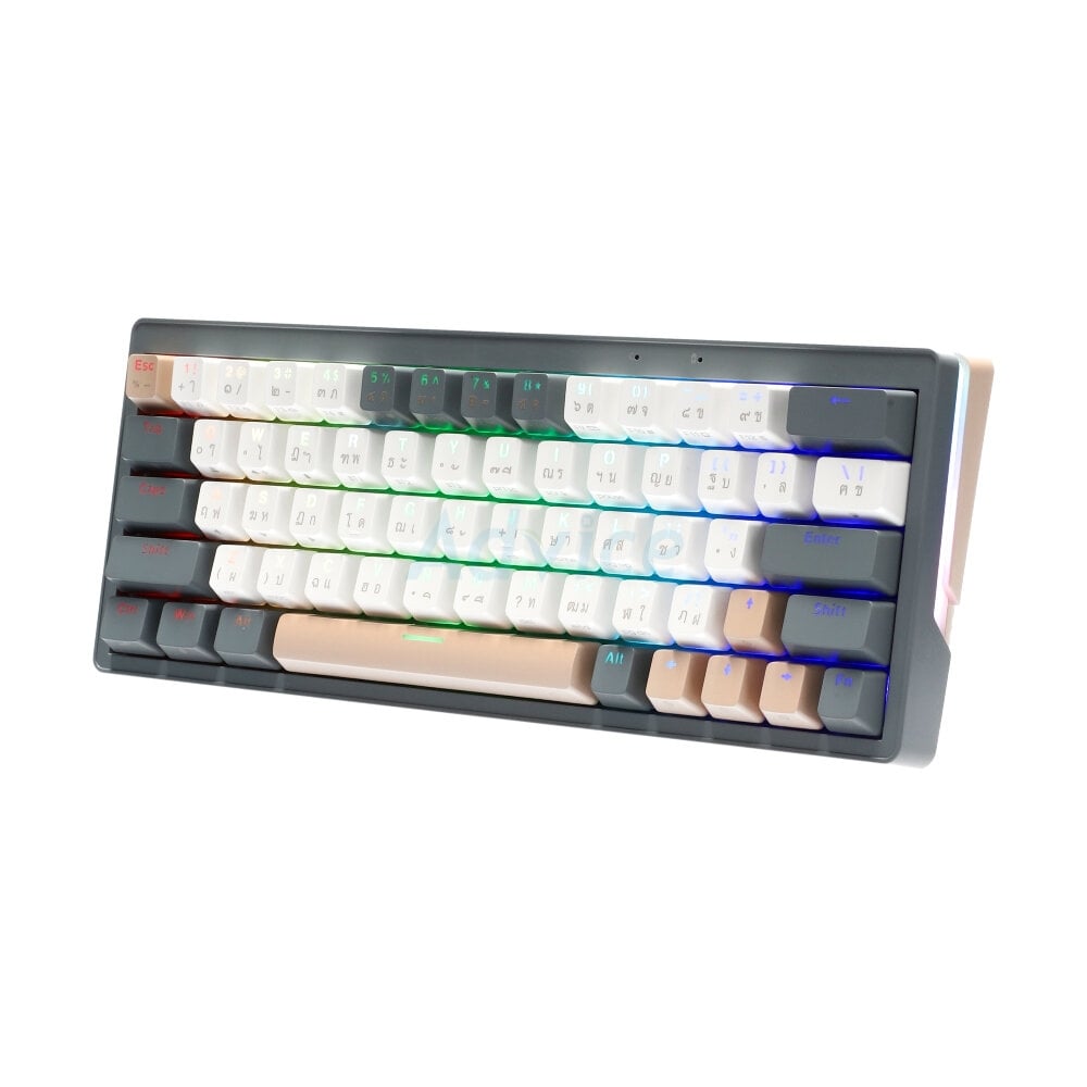 KEYBOARD WIRELESS FANTECH MK912 GRAY (BLUE SWITCH/BLUETOOTH)