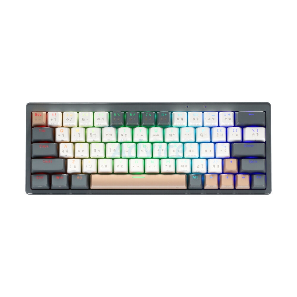 KEYBOARD WIRELESS FANTECH MK912 GRAY (RED SWITCH/BLUETOOTH)